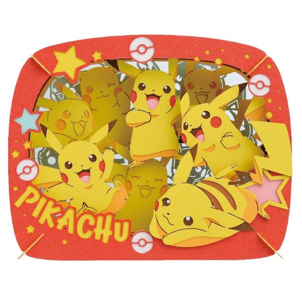 【発売日：2020年12月26日】商品名：ピカチュウがいっぱいサイズ：約H80×W100×D42mm品　番：ENS-PT-203メーカー：エンスカイ補　足：【雑貨】【ペーパーシアター】【PAPER THEATER】【アニメ】【ポケットモンス...