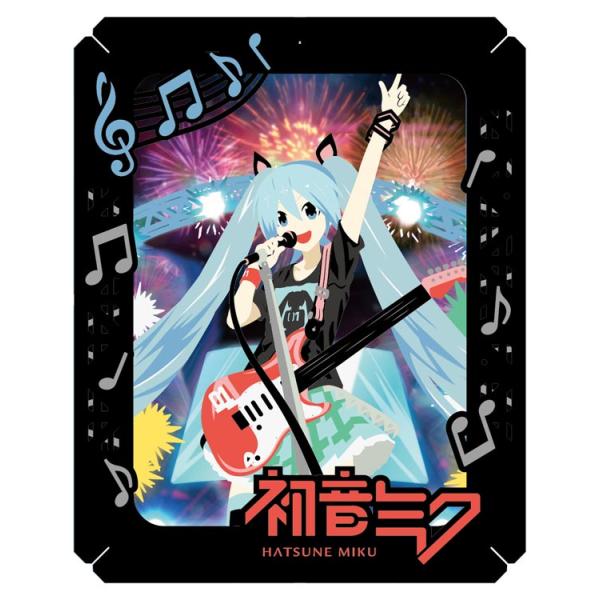 【発売日：2021年07月19日】商品名：Let's live（初音ミク）サイズ：約H100×W80×D42mm品　番：ENS-PT-224メーカー：エンスカイ補　足：【雑貨】【ペーパーシアター】【PAPER THEATER】【アニメ】【初...