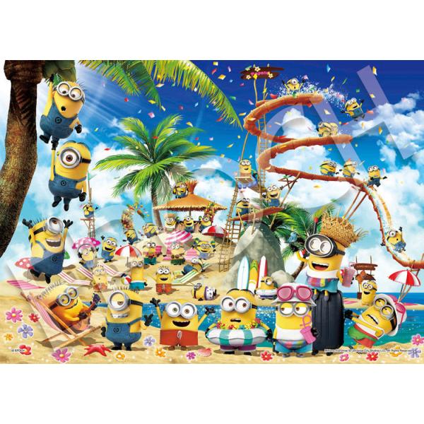 【発売日：2021年04月30日】商品名：ビーチパーティー ミニオン！サイズ：38×53cm品　番：EPO-06-510sピース数：500メーカー：エポック社補　足：【ジグソーパズル】【キャラクター】【ミニオンズ】【202105】【500-...