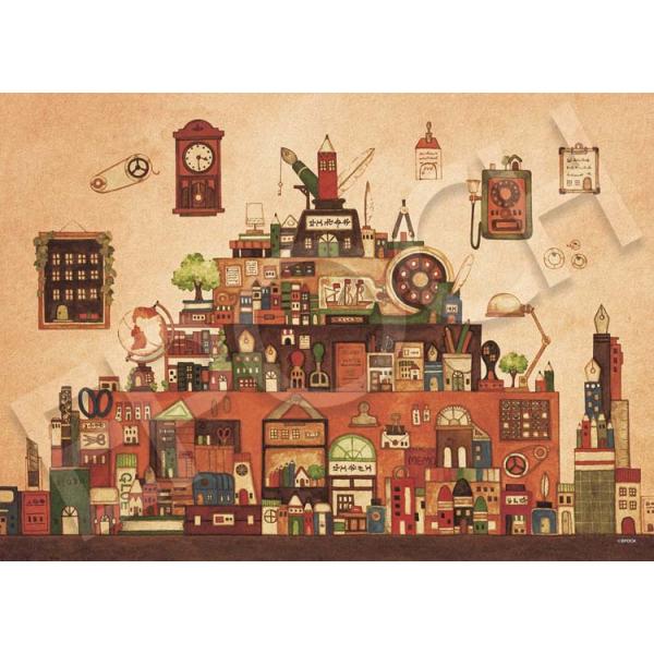 【発売日：2023年01月14日】商品名：文房具の王国サイズ：38×53cm品　番：EPO-06-525sピース数：500メーカー：エポック社補　足：【ジグソーパズル】【イラスト】【西村典子】【メルヘンアート】【202301】【500-95...