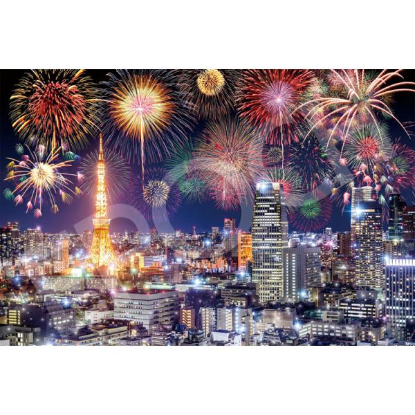 【発売日：2026年04月02日】商品名：東京夜景と花火サイズ：50×75cm品　番：EPO-11-622sピース数：1000メーカー：エポック社補　足：【ジグソーパズル】【風景】【国内風景】【関東】【東京】【夜景】【花火】【1000-20...