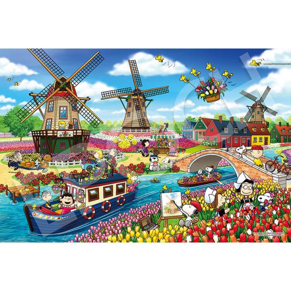 【発売日：2024年12月14日】商品名：スヌーピー チューリップフィールドサイズ：50×75cm品　番：EPO-12-623sピース数：1000メーカー：エポック社補　足：【ジグソーパズル】【キャラクター】【スヌーピー】【PEANUTS】...