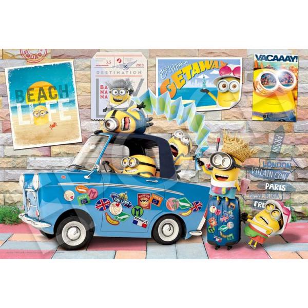 【発売日：2023年05月13日】商品名：ミニオン サマータイムサイズ：26×38cm品　番：EPO-26-601ピース数：100メーカー：エポック社補　足：【ジグソーパズル】【キャラクター】【ミニオンズ】【子供用パズル】【こどもジグソーパ...