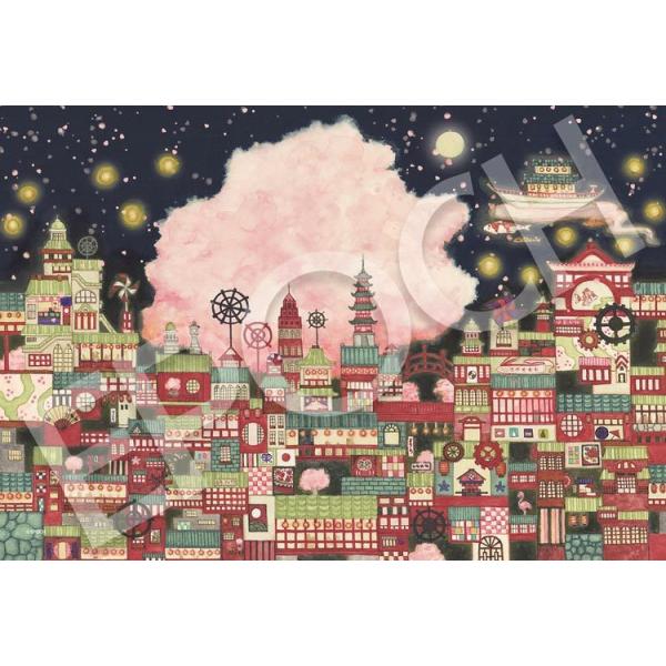 【発売日：2022年05月13日】商品名：夜桜幻楼サイズ：26×38cm品　番：EPO-31-525ピース数：1053メーカー：エポック社補　足：【ジグソーパズル】【イラスト】【西村典子】【極小ピース系】【スーパースモールピース】【パズルの...