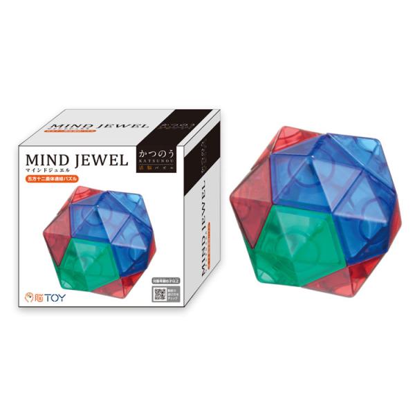 【発売日：2020年07月17日】商品名：マインドジュエルサイズ：W85×H120×D85mm品　番：HAN-06830メーカー：ハナヤマ補　足：【立体パズル】【その他】【かつのう】【202007】【色：ブルー】【色：レッド】