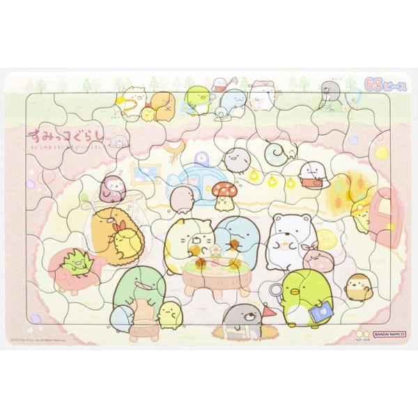 【発売日：2023年04月01日】商品名：パズル65P すみっコぐらしサイズ：W375×H251×D5mm品　番：SUN-6301254Aピース数：65メーカー：サンスター補　足：【子供用パズル】【板パズル】【キャラクター】【すみっコぐらし...