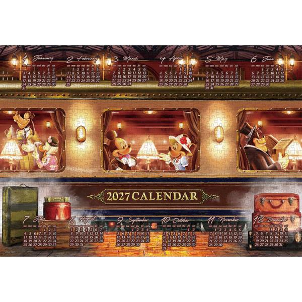 【発売日：2026年08月21日】商品名：車窓のソワレ（2027年カレンダー ジグソーパズル）サイズ：51×73.5cm品　番：TEN-D1000-916ピース数：1000メーカー：テンヨー補　足：【ジグソーパズル】【ディズニー】【ミッキー...