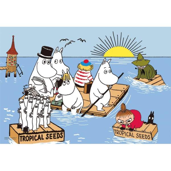 【発売日：2018年06月14日】商品名：ムーミンと海サイズ：26×38cm品　番：YAM-03-875ピース数：300メーカー：やのまん補　足：【ジグソーパズル】【キャラクター】【ムーミン】【201806】【300-500】【色：ホワイト...