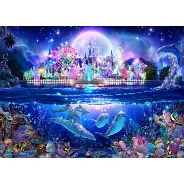 【発売日：2024年03月21日】商品名：ドリームタイムパークサイズ：38×53cm品　番：YAM-05-1087ピース数：500メーカー：やのまん補　足：【ジグソーパズル】【イラスト】【ラッセン】【マリンアート】【202403】【500-...