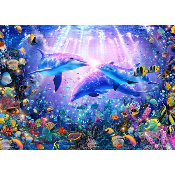 【発売日：2024年07月26日】商品名：アワーディアベビーサイズ：38×53cm品　番：YAM-05-1090ピース数：500メーカー：やのまん補　足：【ジグソーパズル】【イラスト】【ラッセン】【マリンアート】【202407】【500-9...