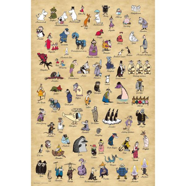 【発売日：2025年08月07日】商品名：MOOMIN ALL STARSサイズ：50×75cm品　番：YAM-10-1492ピース数：1000メーカー：やのまん補　足：【ジグソーパズル】【キャラクター】【ムーミン】【202508】【100...