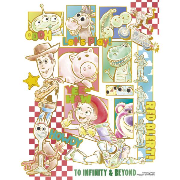 【発売日：2025年06月18日】商品名：カラフル・ゴールド/トイ・ストーリーサイズ：16.5×21.5cm品　番：YAM-42-116ピース数：300メーカー：やのまん補　足：【ジグソーパズル】【ディズニー】【トイストーリー】【極小ピース...