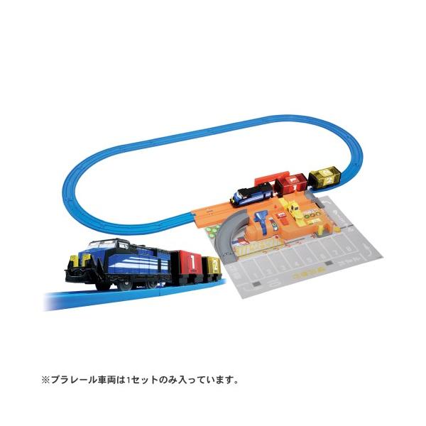 プラレール トミカを運ぼう！サクサクつみおろしターミナルプラレールとトミカで一緒にあそべる、楽しいオールインワンセットが登場！『プラレール』『トミカ』『フォークリフト』の3種のビークルを操作レバーで’サクサク’コントロールしよう！パワーカー...