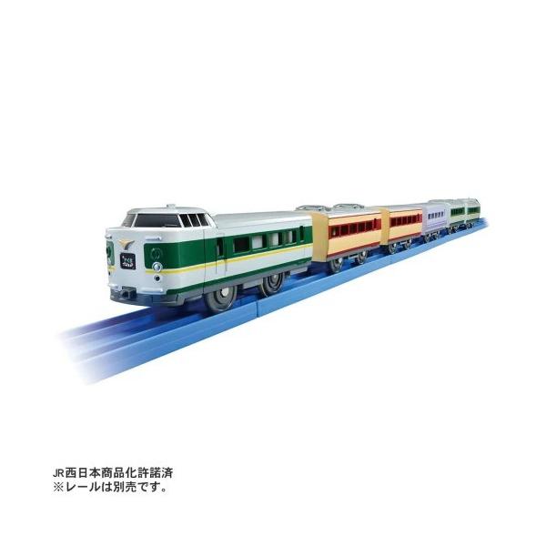 プラレール プラレール さよなら381系特急やくも(混色編成仕様)  1982年の営業運転開始から昭和、平成、令和まで時代を超えて走り続け、2024年6月に定期運用が終了した381系特急やくもから、1990年代後半に実際に運行された「緑やく...