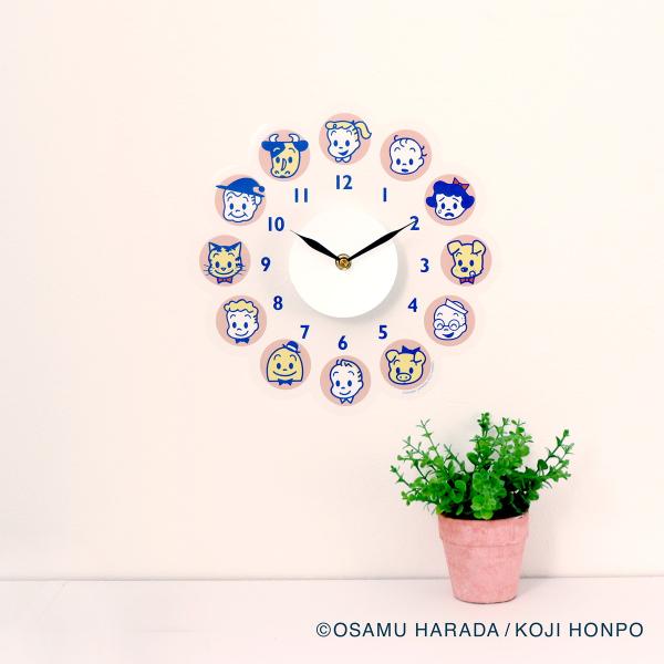 OSAMU GOODSのアートがお部屋を明るく＆気分もPOPに。貼るだけ簡単設置のウォールクロックです。【Point1】ペタっと簡単貼り付けステッカーは貼りはがし可能なので賃貸のお部屋でも安心です。【Point2】電池交換OK単3アルカリ乾...