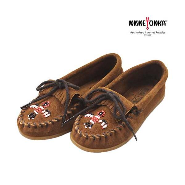 MINNETONKAミネトンカCHILD'S THUNDERBIRD213-23ｃｍ2602Brown