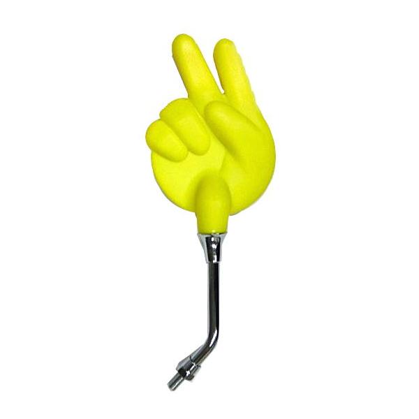 ステー長：約110mmミラー径：90Φ本体全長：約29cmネジ径：8mm車用※ヤマハ車はネジが逆巻きになりますので、別途変換アダプターをご用意ください※バイクに跨って右です。※輸入品の商品につき、小傷が有る場合がございます。　ご了承下さいま...