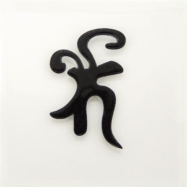 ■日本製■柄サイズ　W1.5cm×H2.4cm■シールサイズ　W3.5cm×H3.5cm柄のみが残るタイプのステッカーです。貼り付けかんたん、他に類を見ない質感と輝き、抜群の耐久性と粘着力！スマホカバー等に貼り付けるのに調度なサイズ！【十三...