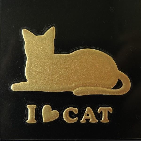 可愛らしい猫の蒔絵シールです！貼り方次第であなたのオリジナルアイテムが作れます！スマートフォンケースや小物のワンポイントに最適なシールです。ー詳細ー■シールサイズ　横35mm x 縦35mm ■柄サイズ　横30mm x 縦30mmに収まるサ...