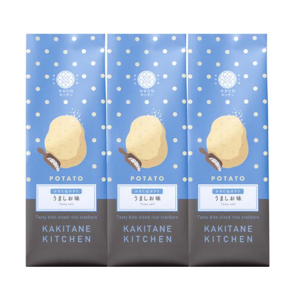 【発売日：2026年04月01日】お米とポテトを組み合わせた唯一無二のザクザク食感。旨味が特徴の浜御塩を使用。ポテト生地そのものの美味しさを素直に味わえるシンプルで飽きのこない味わいです。（ナッツはミックスしておりません）内容量／各65g商...