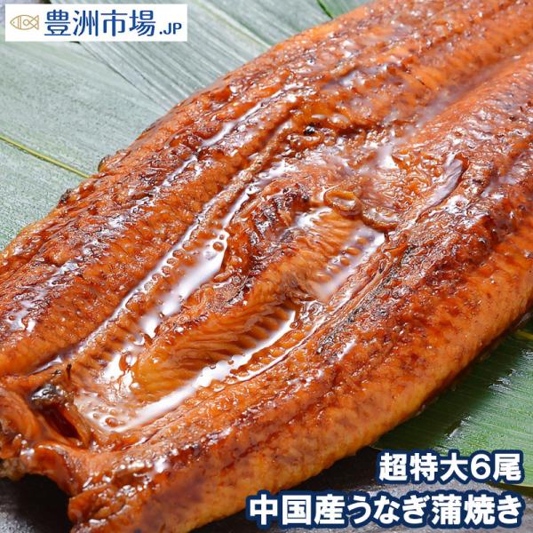 特大！うなぎ蒲焼き平均330g前後×6尾（中国産）柔らかうなぎを丁寧に焼き上げた！デパ地下にも卸しています【うなぎ ウナギ 鰻 蒲焼き 土用の丑 レシピ 料理 豊洲市場】【商品名】うなぎ蒲焼き（鰻蒲焼き・ウナギ蒲焼き）秘伝のタレ付き【内容量...