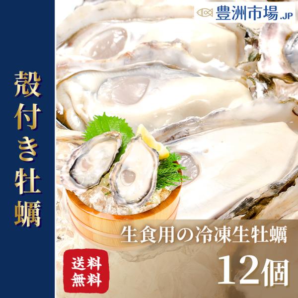 送料無料 生牡蠣（１２個入り・冷凍殻付き牡蠣・生食）殻付きの冷凍生牡蠣！生食可能でプリプリのカキを是非一度。【冷凍生牡蠣】【かき】【カキ】【牡蠣】【カキフライ】【商品説明】冷凍殻付きかき（生食用）【原材料】マガキ【原産地】国産（兵庫、広島等...