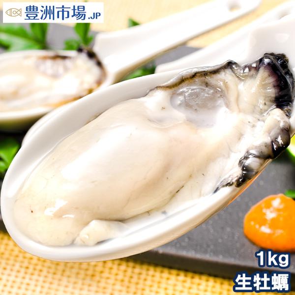 生牡蠣 1kg（冷凍時1kg 解凍後850g・冷凍むき身牡蠣・生食用）冷凍なのに生食可！瀬戸内海産のプリプリ生牡蠣を是非一度。【冷凍生牡蠣】【かき】【カキ】【牡蠣】【カキフライ】【商品説明】冷凍むき身かき（生食用）【原材料名】牡蠣【原産地名...
