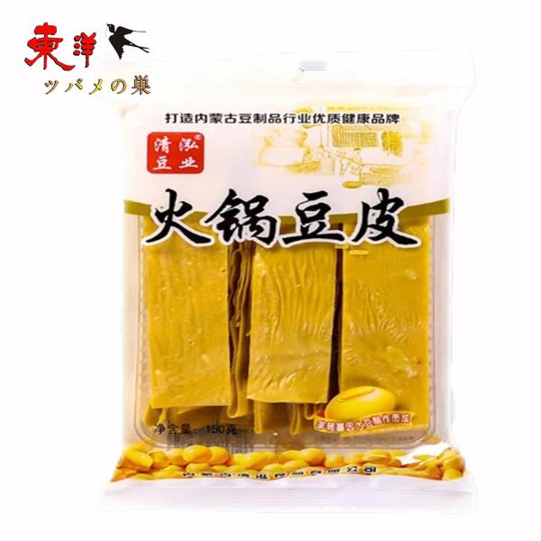【名　称】火鍋豆皮【原材料】大豆(遺伝子組み換えない) /酸化防止剤 (次亜硫酸ナトリウム)、シリコーン樹脂、炭酸カルシウム、乳化剤【内容量】150gx1点【原産地】中国【賞味期限】パッケージに記載【保存方法】直射日光、高温多湿を避け、常温...