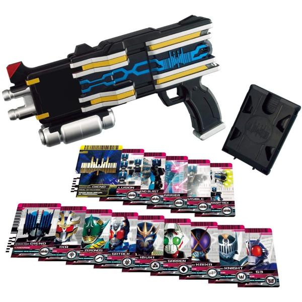 仮面ライダー 変身装填銃 ver.20th DXディエンドライバー仮面ライダーディエンドに変身できる変身銃がver.20thで商品化！付属のカードを装填、スライドアクションで待機音発動！トリガーを引いて、仮面ライダーディエンドに変身！また、...