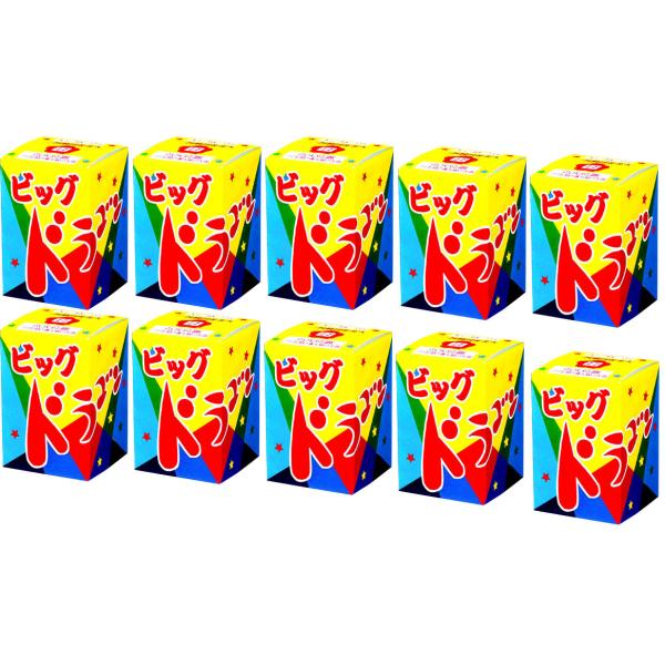 【関東 中部 送料無料】【純国産 三河花火】噴出花火（噴水花火）ビッグドラゴン 10個セット