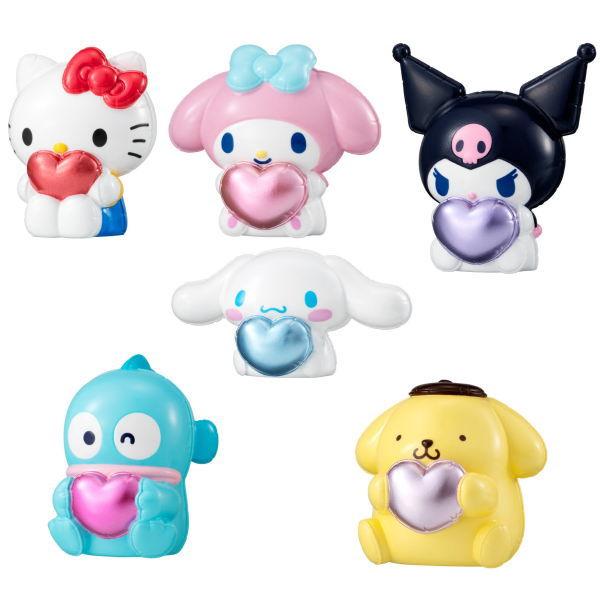 ■商品名：ぷっくりバルーンマスコット サンリオキャラクターズ全長約50mm、まるで風船のようなぷっくりツヤコーティングのソフビフィギュア！リアルな風船をイメージしたフチ・シワの造形で、サンリオキャラクターズを再現♪ラインナップは全6種。選べ...