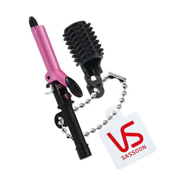 ■商品名：VS sassoon(ヴィダルサスーン) ミニチュアチャームヘアサロンブランド「VIDAL SASSOON」より、ヘアスタイリングツールのミニチュアチャームが登場！カールアイロン、ストレートアイロンは開閉ギミック付き♪全種ボールチ...