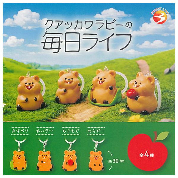 ■商品名：クアッカワラビーの毎日ライフ世界一幸せな動物と呼ばれるクアッカワラビー！カプセルトイでゲットできるなんて口角までワラビーみたいに上がっちゃう♪■58929■メーカー：ブライトリンク■分類：ガチャガチャ■code：20261006