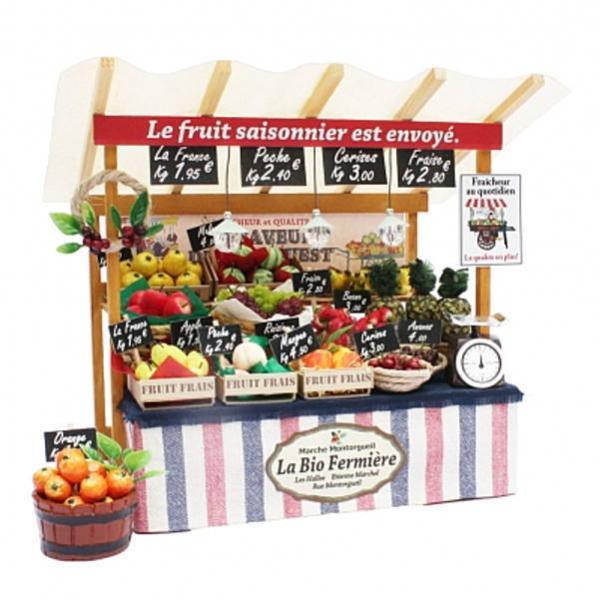 ▼この商品は【【ミニチュアキット】 パリのマルシェキット / パリの果物屋さん [8843]】です。ミニチュア製作の醍醐味でもある粘土細工をお楽しみいただける新シリーズ、『パリのマルシェキット』です。本場の雰囲気をそのままに、手作りの果物を...