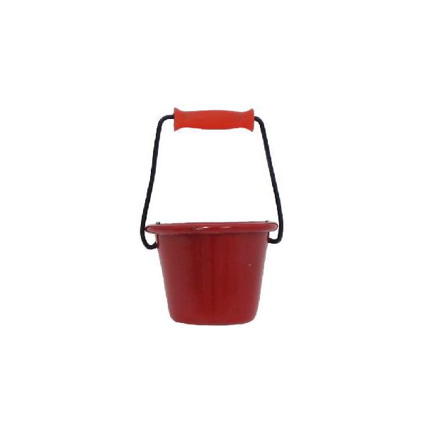 ▼この商品は【ミニチュア雑貨 赤いバケツ [B(E-19)]】です。赤いバケツです。金属製。サイズ：約42mm × 28mm × 25mm■35443■分類：ミニチュア＆ドールハウス■code：20210408