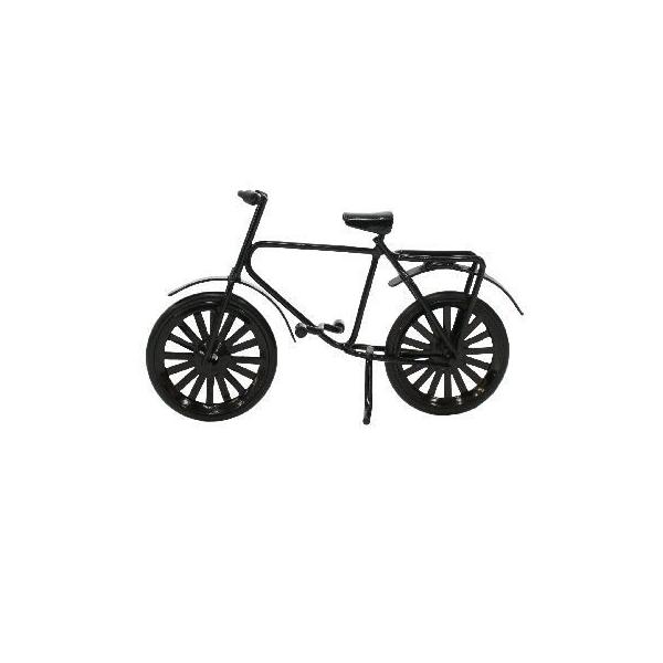▼この商品は【ミニチュア雑貨 黒い自転車 [B(Q-74)]】です。黒い自転車です。タイヤは回転します。サイズ：約57mm × 97mm■35456■分類：ミニチュア＆ドールハウス■code：20210408