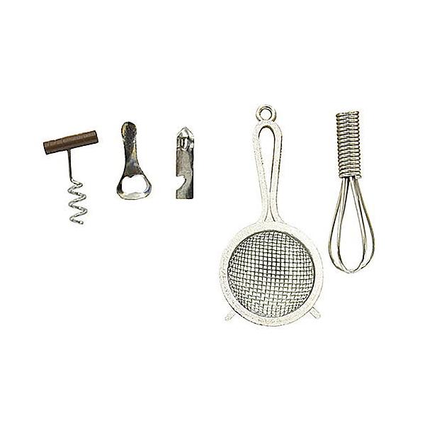 ▼この商品は【ミニチュアパーツ 料理道具セット[P-17](ビリー) [m-s]】です。サイズ：直径20×43mm（こし器）■48152■メーカー：ビリー■分類：ミニチュアパーツ■code：20240606