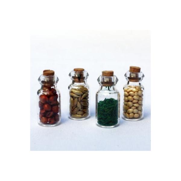 ミニチュア雑貨 ビーンズ4本セット [B(J-41)][m-s]●【ネコポス配送対応】