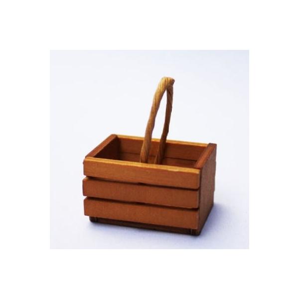 ミニチュア雑貨 木製ナチュラルバスケット [B(K-20)][m-s]●【 ネコポス不可 】