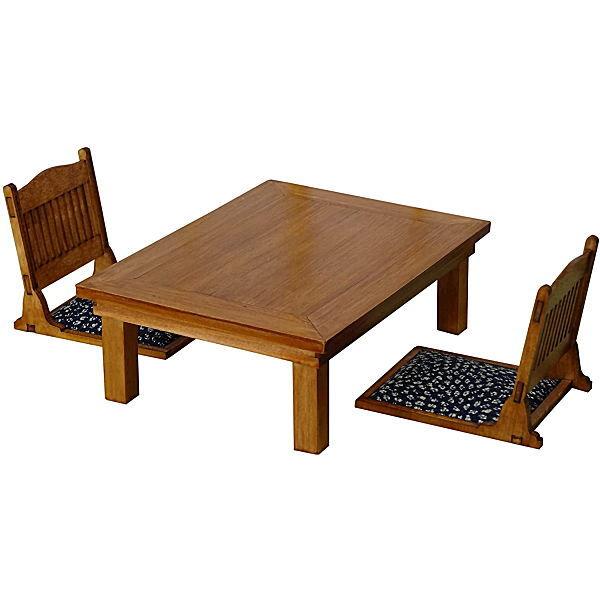 ▼この商品は【コバアニ cobaanii mokei工房 和の造作 1/12スケール 檜の座卓と座椅子のセット [WZ-008]】です。Japanese。日本の伝統を感じさせる商品です。1/12のお家に、そのままオブジェとして。使い方次第で...