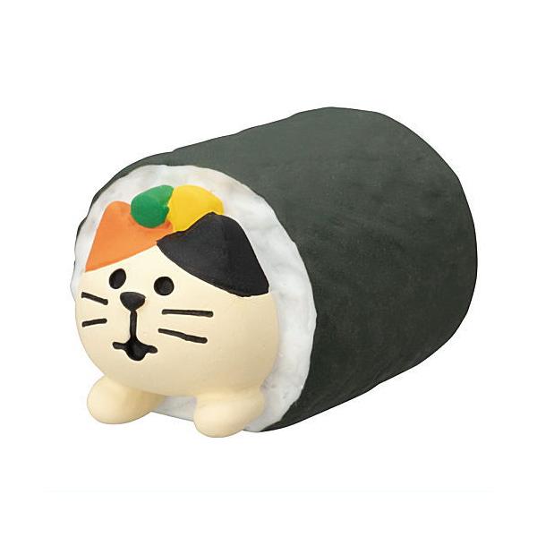 ▼この商品は【【巻寿司にゃんこ 三毛 (ZFK-62007K)】 DECOLE concombre デコレ コンコンブル 節分(2024)】です。子猫のトラさん三毛さん。お寿司にまかれながらも節分を楽しんでいます。■サイズ：約23×36×h...