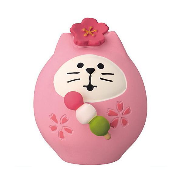 ▼この商品は【【花見団子猫だるま (ZSA-38714R)】DECOLE concombre デコレ コンコンブル お花見会】です。可愛い動物たちのマスコットが人気のconcombre【コンコンブル】■サイズ：約32×35×h40mm■素材...