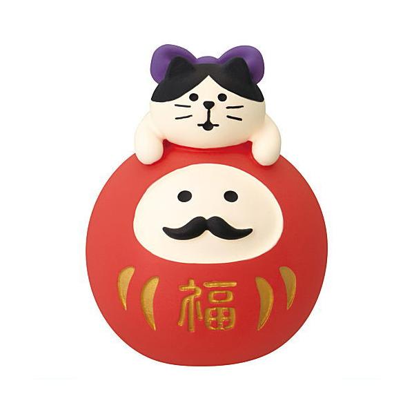▼この商品は【【だるまLOVE猫 赤 (ZCB-29608)】 DECOLE concombre デコレ コンコンブル 2026お正月】です。■サイズ：約37×38×h46mm■素材：ポリレジン製■55349■メーカー：デコレ■分類：雑貨■...