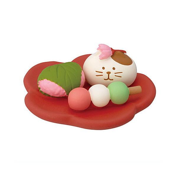 ▼この商品は【【にゃんこ和菓子盆 (ZSA-16557R)】 DECOLE concombre デコレ コンコンブル ひなまつり2026】です。■サイズ：約45×45×h20mm■素材：ポリレジン製■原産国：ベトナム■56715■メーカー：...