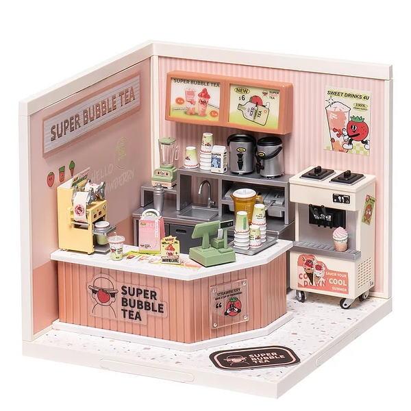 ROBOTIME社の「Rolife Super Creator(スーパークリエイター)」シリーズは、プラスチック素材の組み立て式のDIYミニチュアハウスです。塗装済みで道具を使わず簡単に組み立てることができ楽しめます！シールを貼ったり家具を...