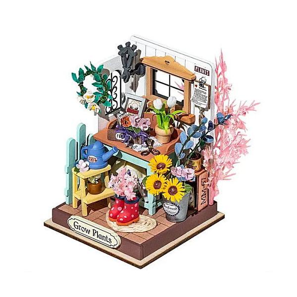 ▼この商品は【Rolife ミニチュアドールハウスキット ミニサイズ 【DS030：ミニガーデン】[m-s]】です。ROBOTIME社の「Rolife ミニチュアドールハウス」です。塗装済みで簡単な組み立て式のDIYミニチュアハウスです。か...