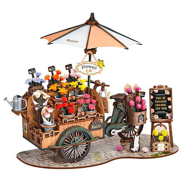 ▼この商品は【ROBOTIME社 Rolife 立体パズル ミニチュアキット 【TGS03：BLOSSOM CART】 ※組立説明書(日本語版)】です。ROBOTIME社のミニチュア立体パズルキットです!!■サイズ：W(幅)242mm×D(...