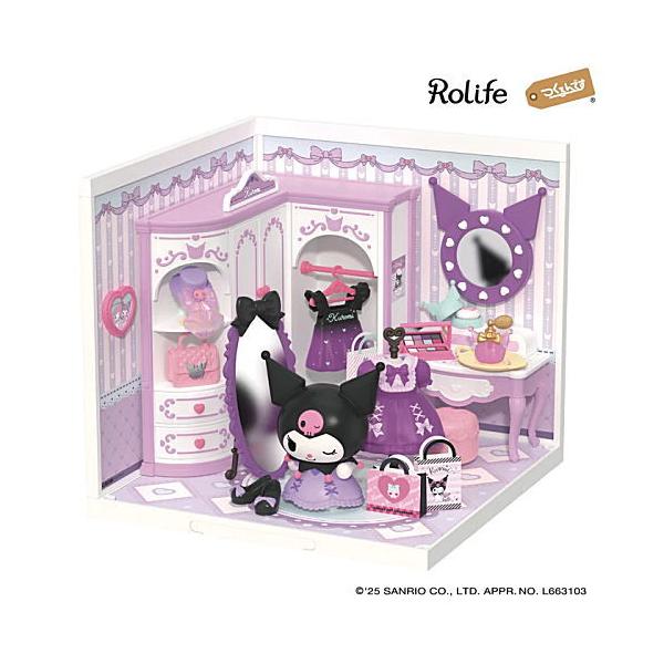 ▼この商品は【【DWL04：クロミのドレッサールーム (日本語説明書) 】Rolife ROBOTIME つくるんです DIYミニチュアハウス [m-s]】です。「つくるんです」からサンリオキャラクターズコラボアイテムが登場！キャラクターの...