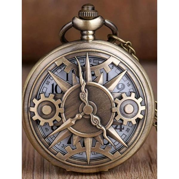 アンティーク風の懐中時計はスマートに時計が確認出来て特別感を演出。クラシックな印象なとてもお洒落なアイテムです♪・スーツのポケットに忍ばせるも良し・バッグのハンドルから提げてみるも良し・ネックレス代わりに使える・腕時計をするのが苦手な方や仕...