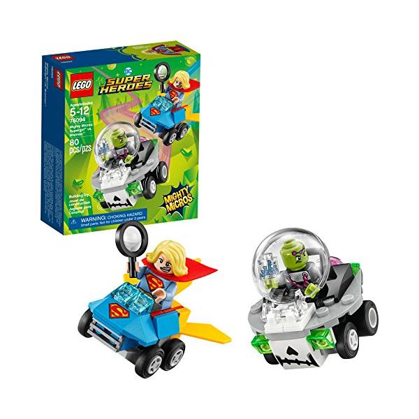 「商品情報」スーパーガールのチームのスペースミッションを再取得シュボトル市のKandor Brainiacからこの楽しい男の子・女の子スーパーヒーローおもちゃを。このLEGO DCスーパーヒーローのMIGHTY Microsセットには、スー...